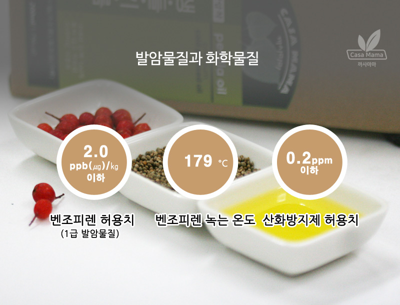 숫자로 알아보는 건강한 들기름 참기름 생들기름 생참기름 압착온도 착유온도 산가기준 벤조피렌 Gmo 산화방지제 수입량